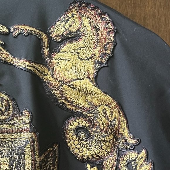 Versace | Jackets & Coats | Versace Medusa Embroidery Bomber Jacket ...